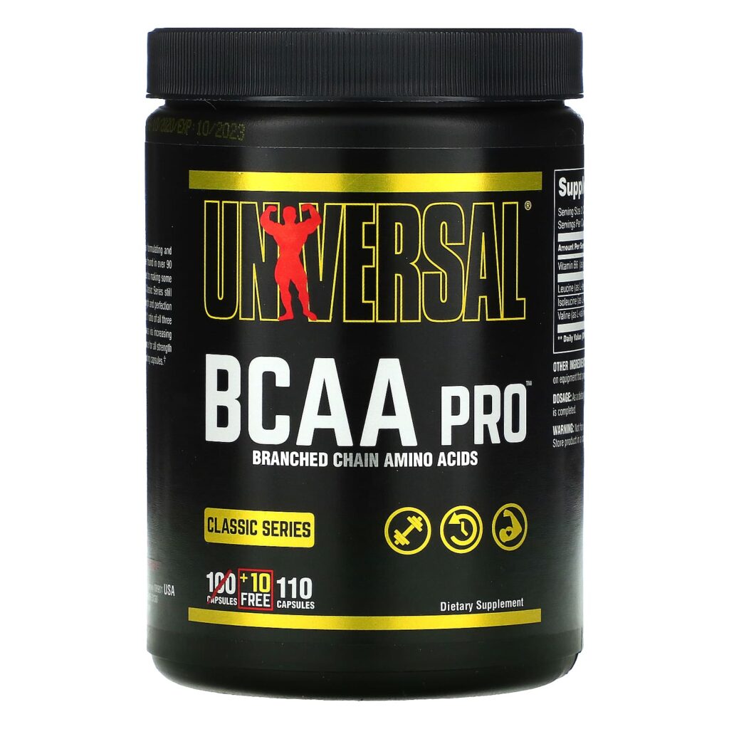 Universal Nutrition, Classic Series, BCAA Pro, 110 Capsules - Vitamins ...