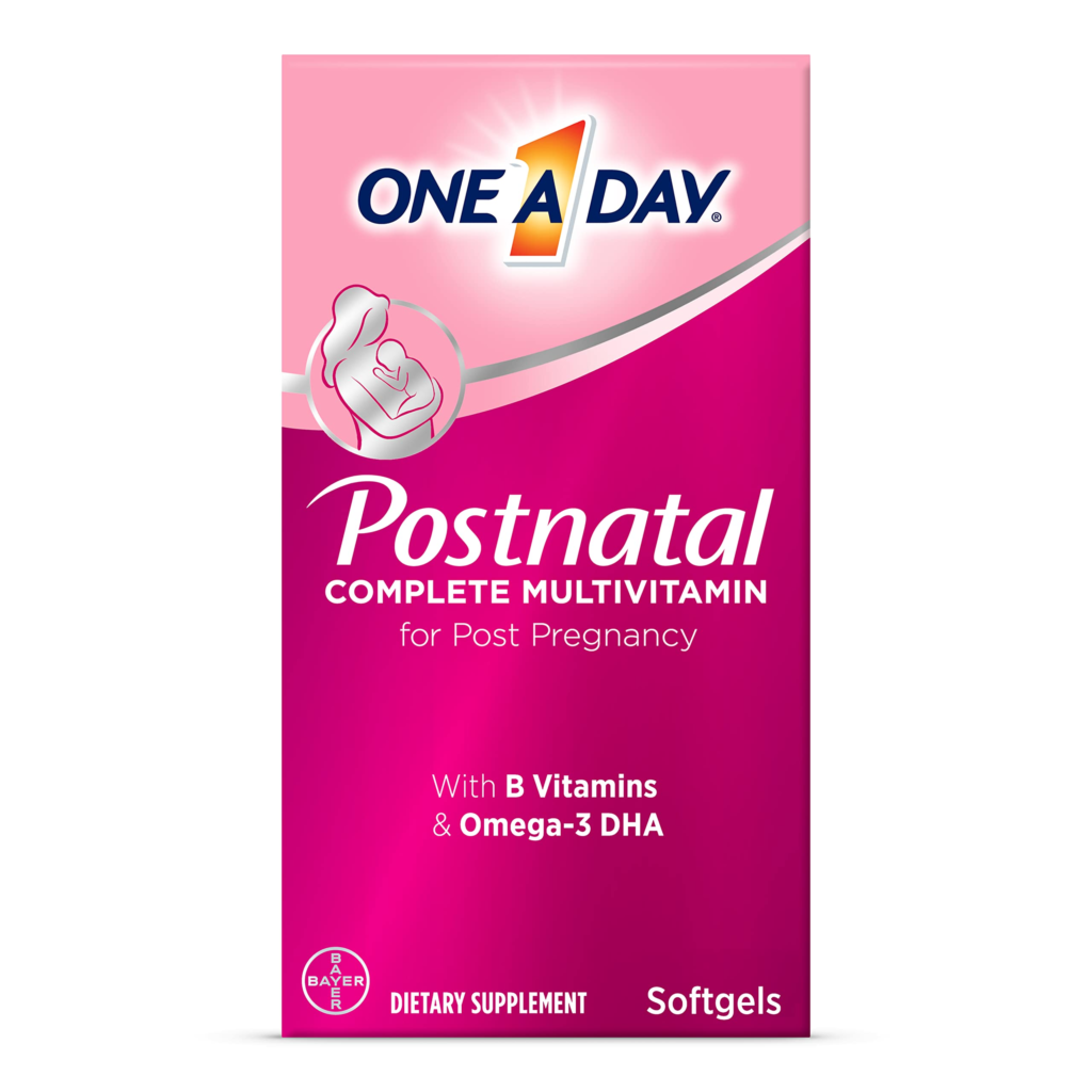 One A Day Postnatal Total Multivitamin, Multivitamin for Post-Pregnancy ...